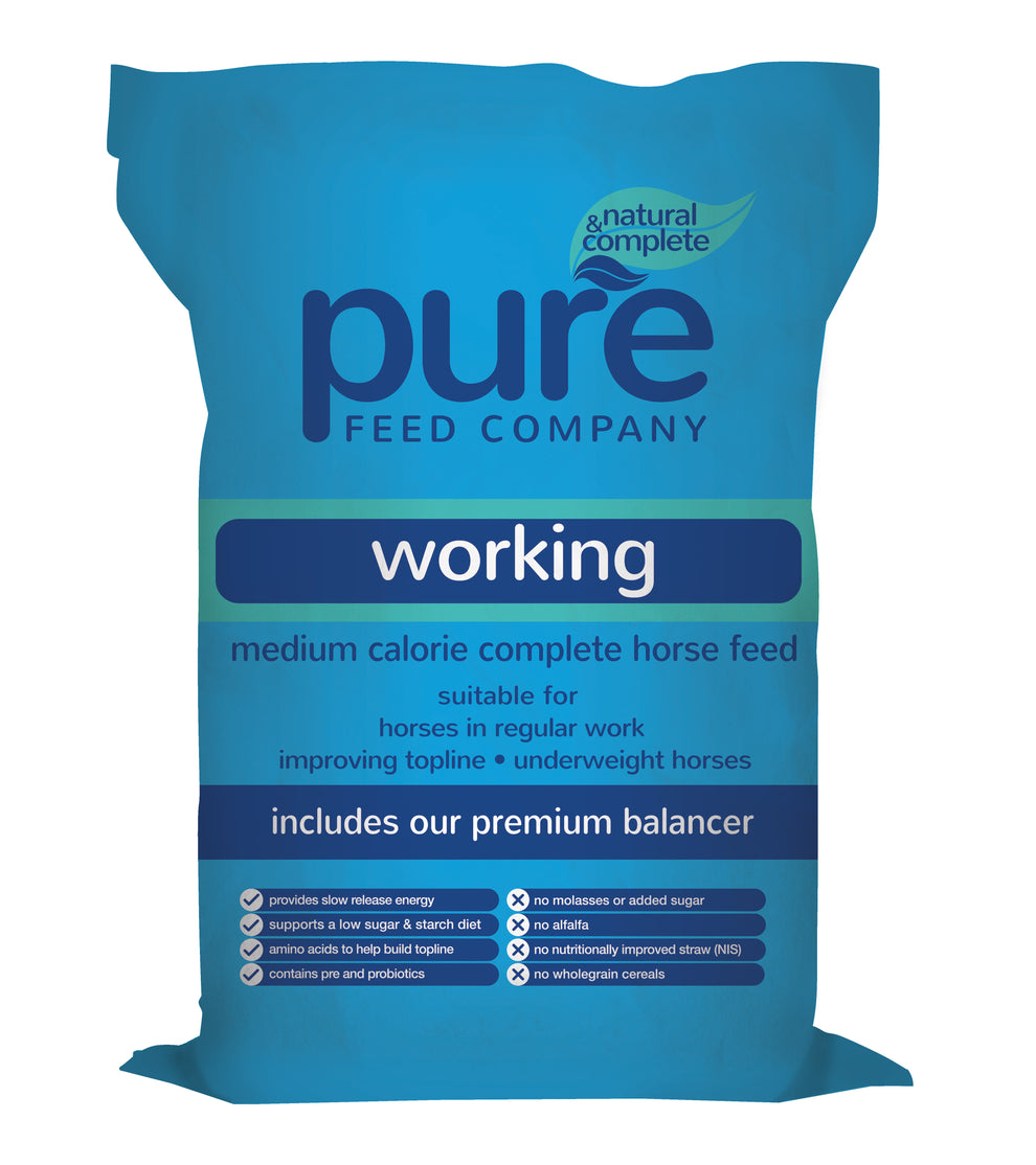 Pure Feed Company Pure Working 15kg – Equine Nutrition UK